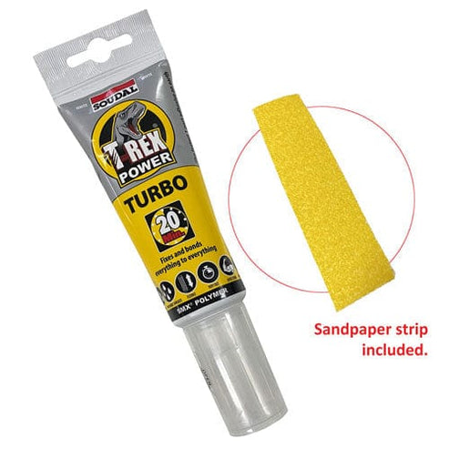 Soudal | T-Rex Turbo Glue | Adhesive for Glass Clamps | 125ml ...