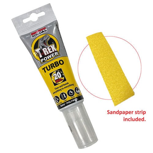 Soudal | T-Rex Turbo Glue | Adhesive for Glass Clamps | 125ml ...